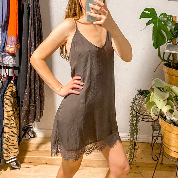 Free People | Dresses | Intimately Free People Open Back Slip Dress ...